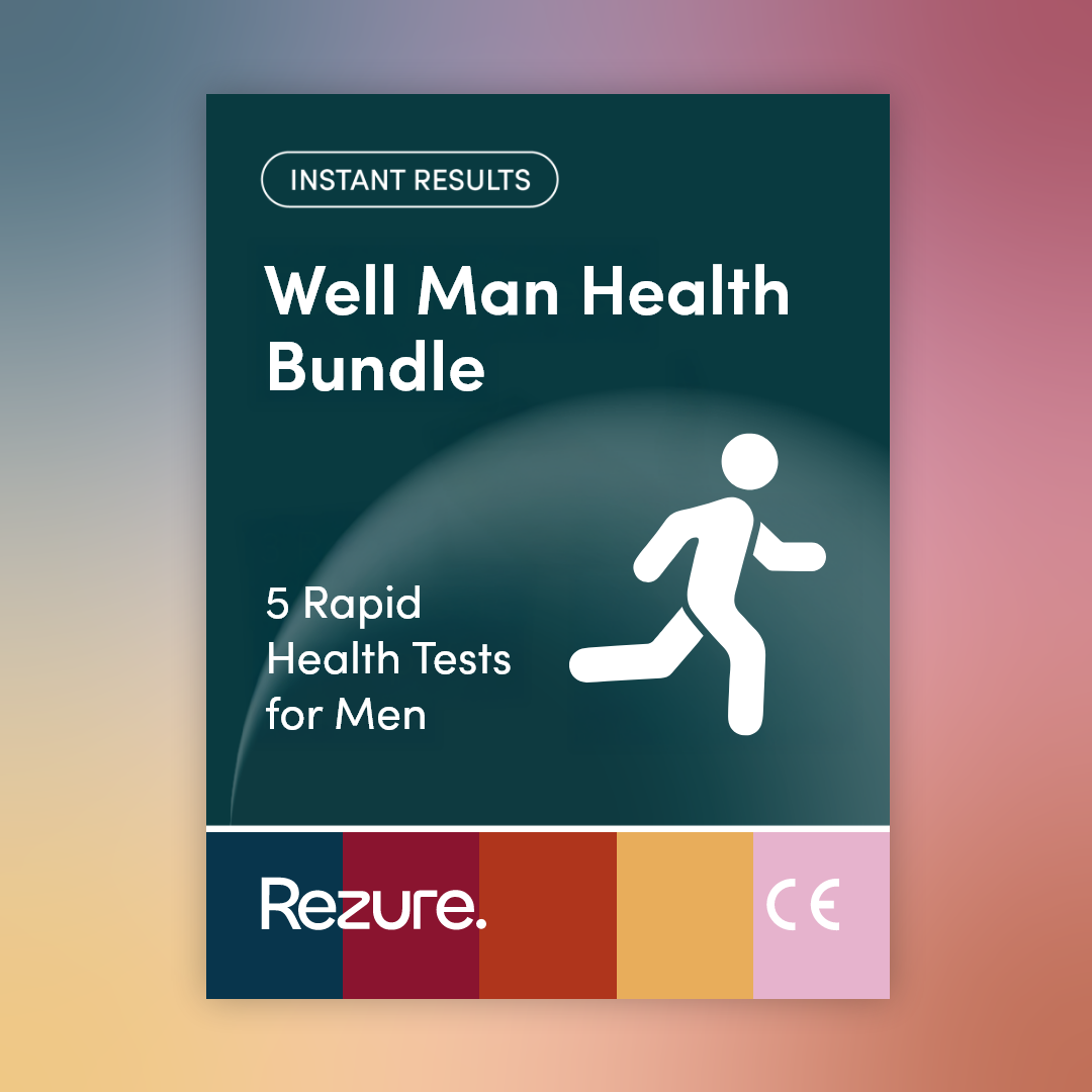 Well Man Bundle – 5 Key Tests for Everyday Health | Rezure
