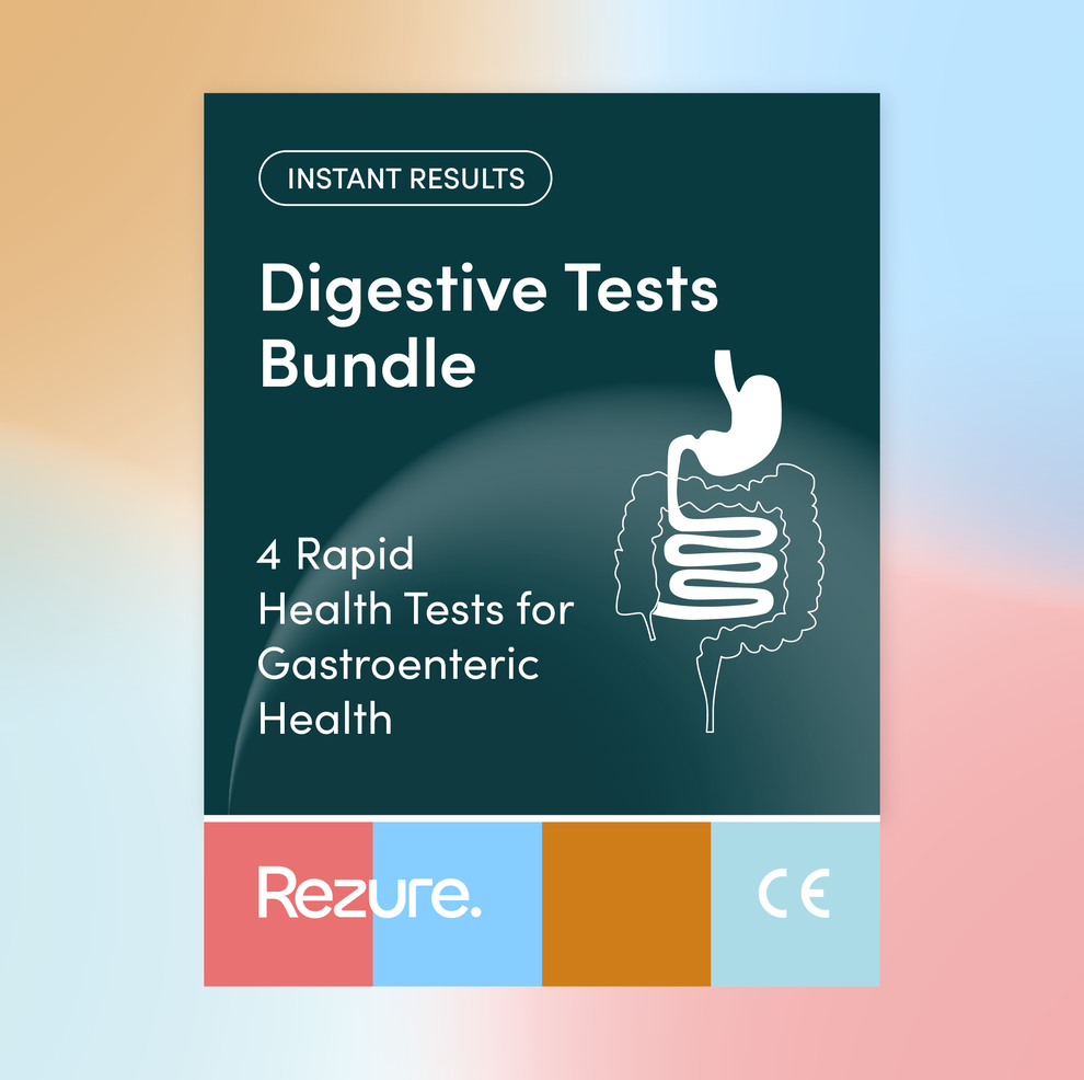 Digestive Test Bundle – 4 Rapid Home Gut Health Tests | Rezure Health