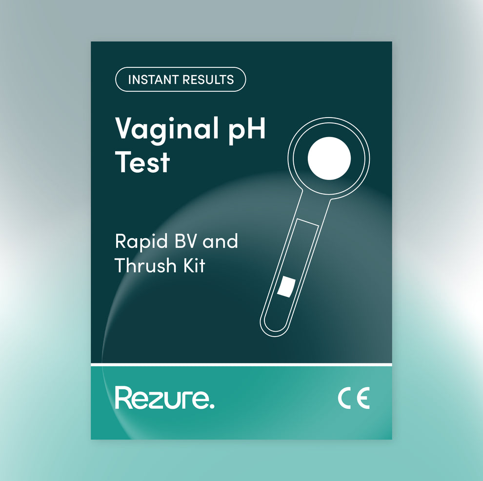 Vaginal pH Rapid Test for Thrush and Bacterial Vaginosis (BV) | Rezure